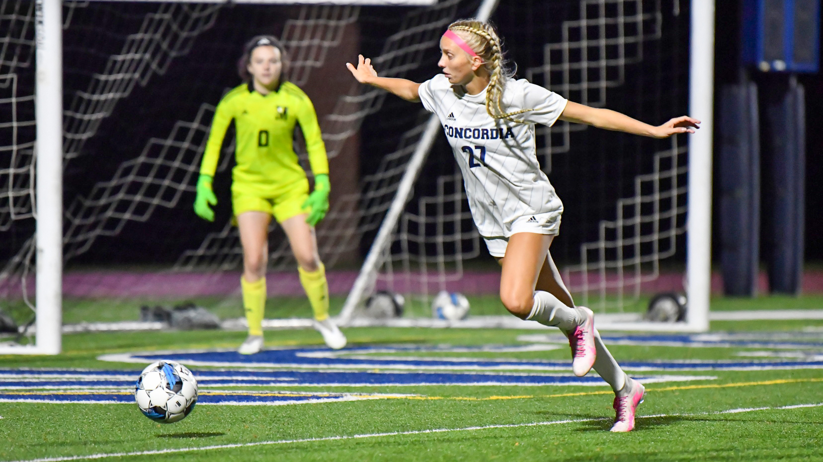 Garner soars in high stakes matches earning GPAC POTW :: Women's Soccer ...