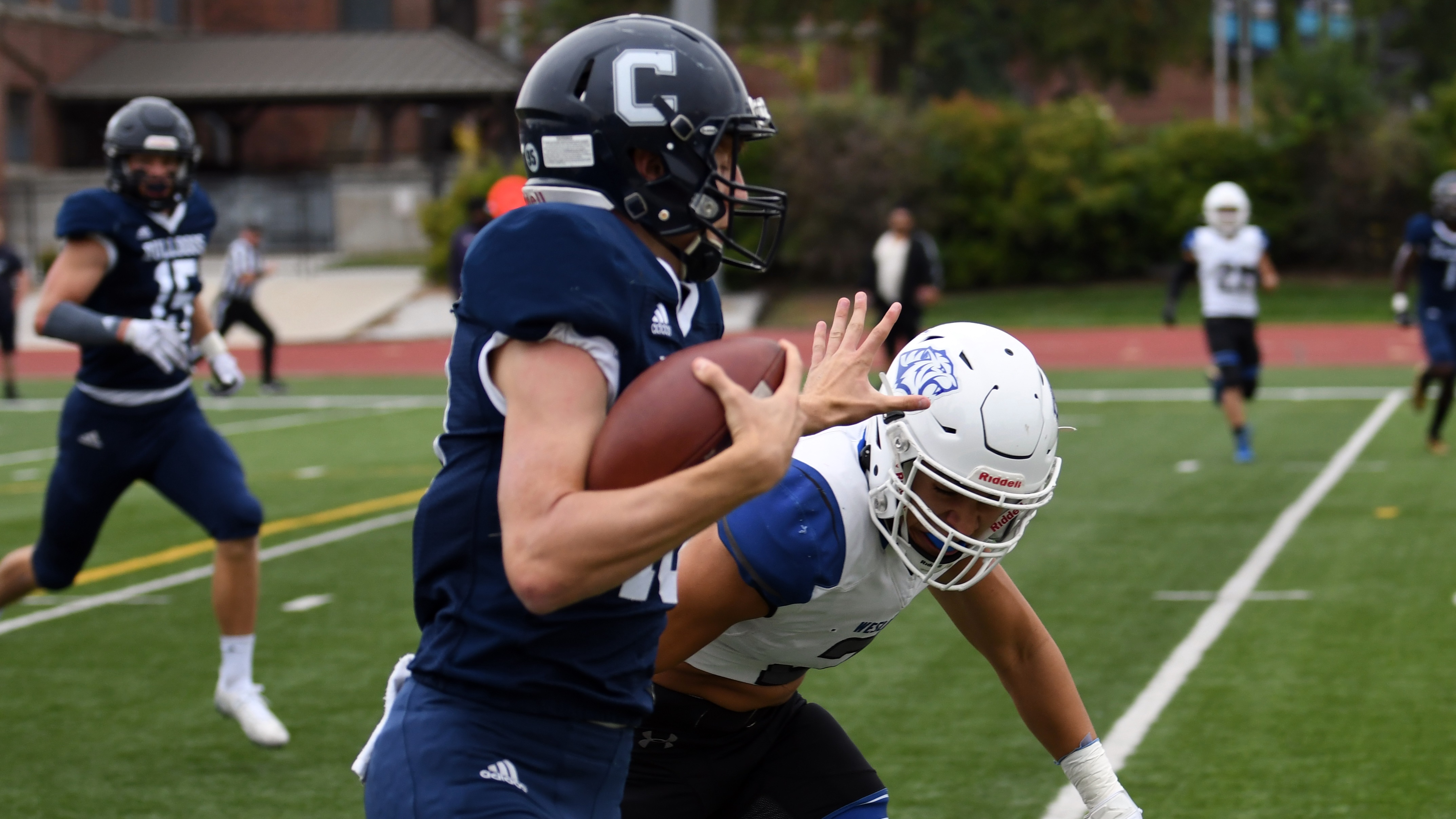 McGarvie, Bulldogs celebrate homecoming by blowing out DWU :: Football ...