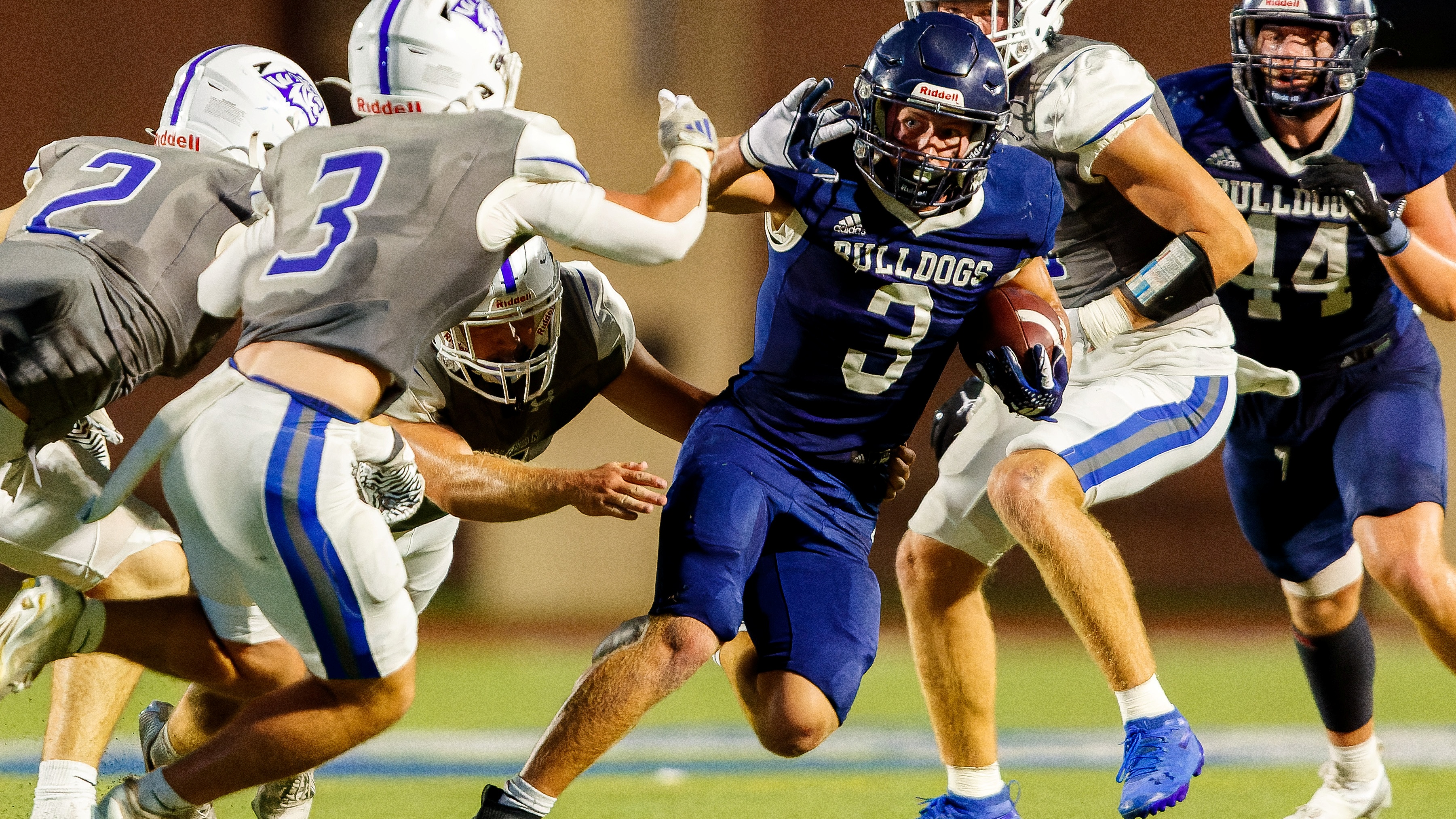 Stark fires three TDs, Sassaman runs for two scores in blanking of ...