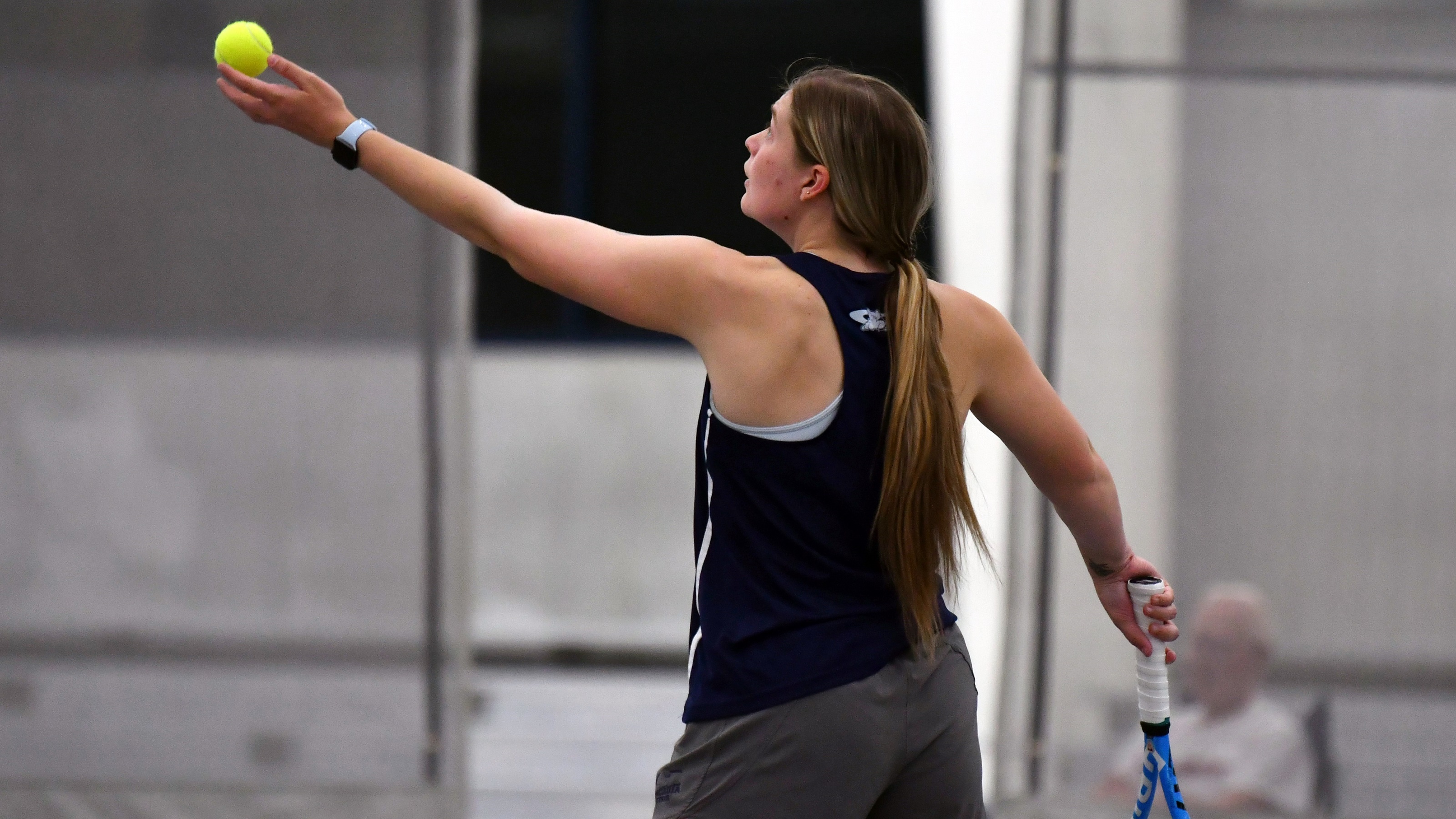 Senior Ferrel dominates in doubles as Bulldogs defeat Mount Marty ...