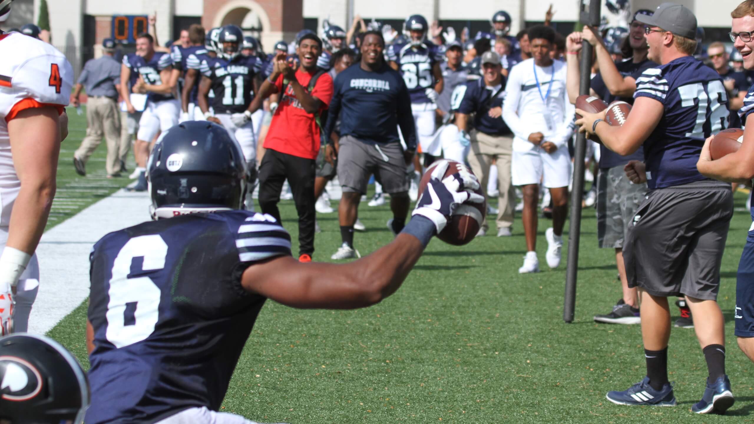 D flattens No. 7 Doane on victorious homecoming :: Football ...