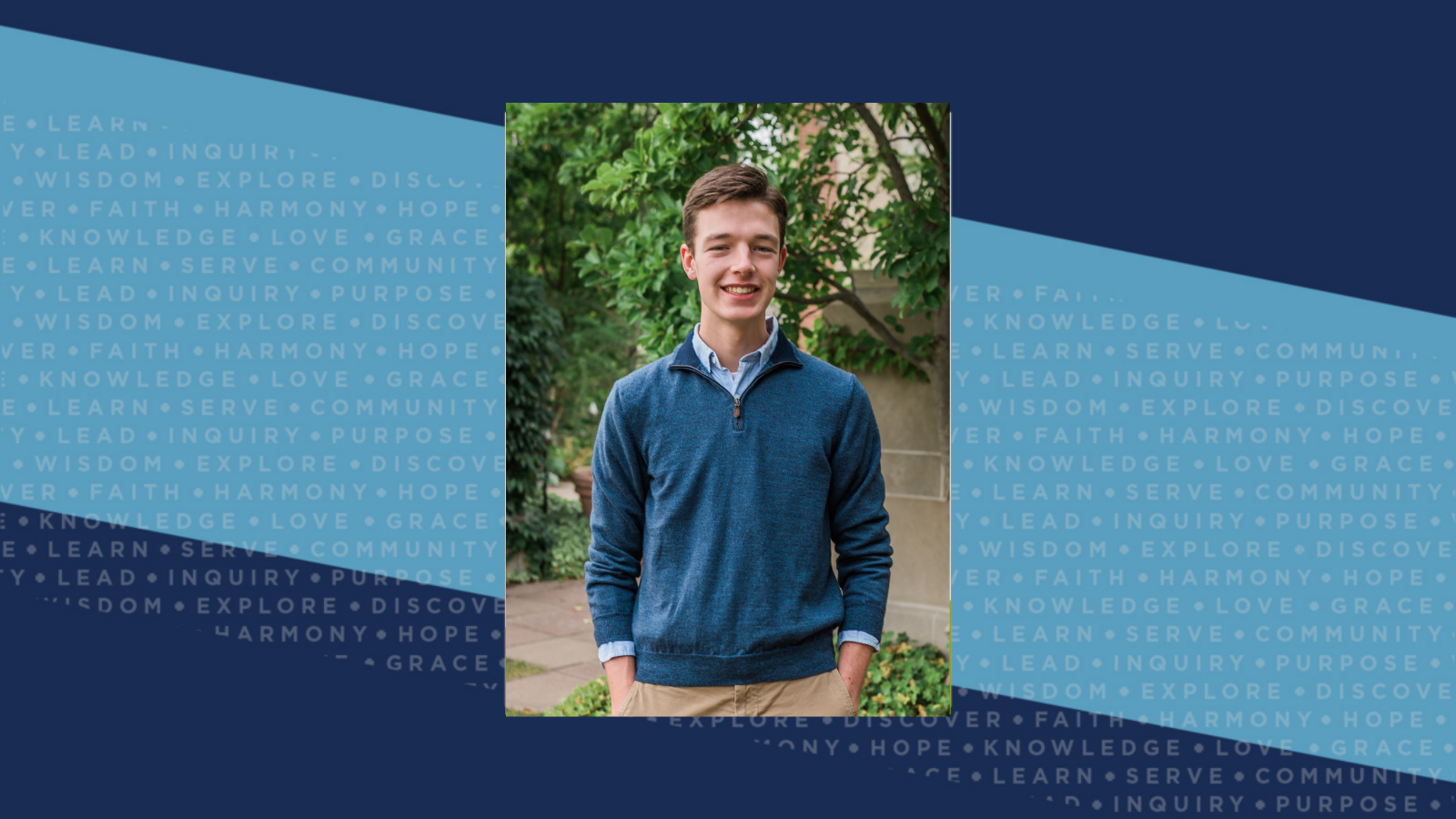 Sophomore David Eatherton was drawn to Concordia’s “clear Lutheran ...