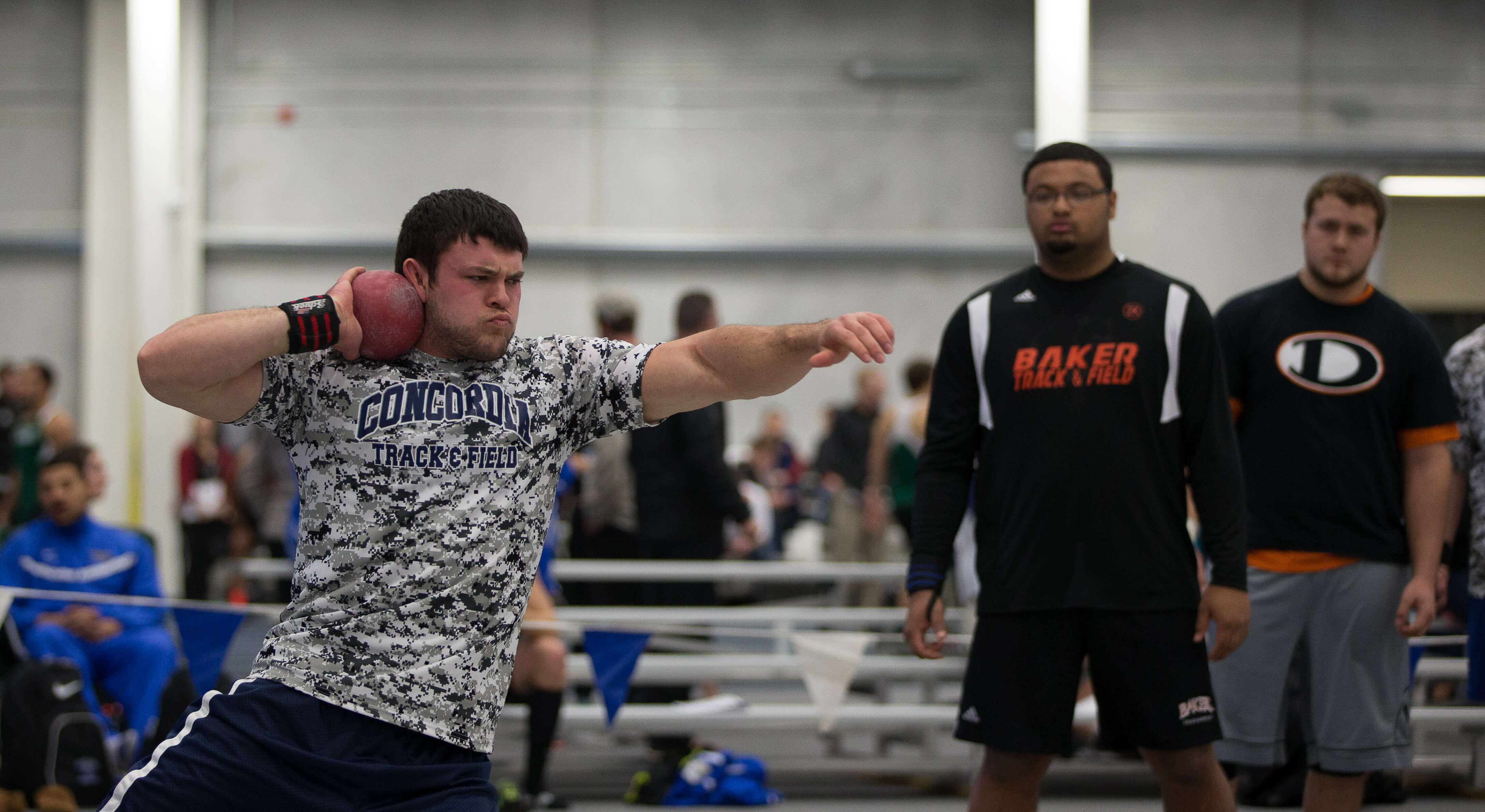 Men's heptathletes in running for All-America honors after day 1 at ...