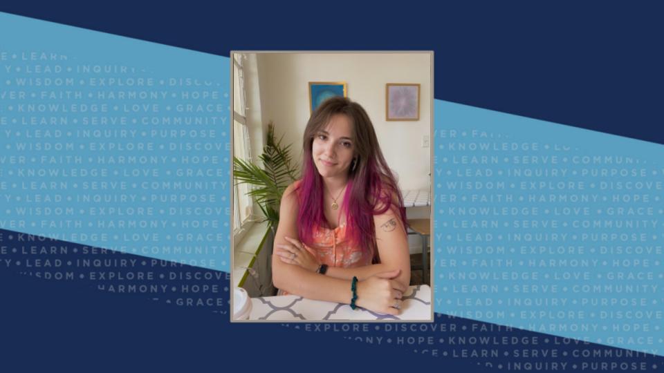 Double majoring in studio art and art therapy, senior Sophia Bossio ...