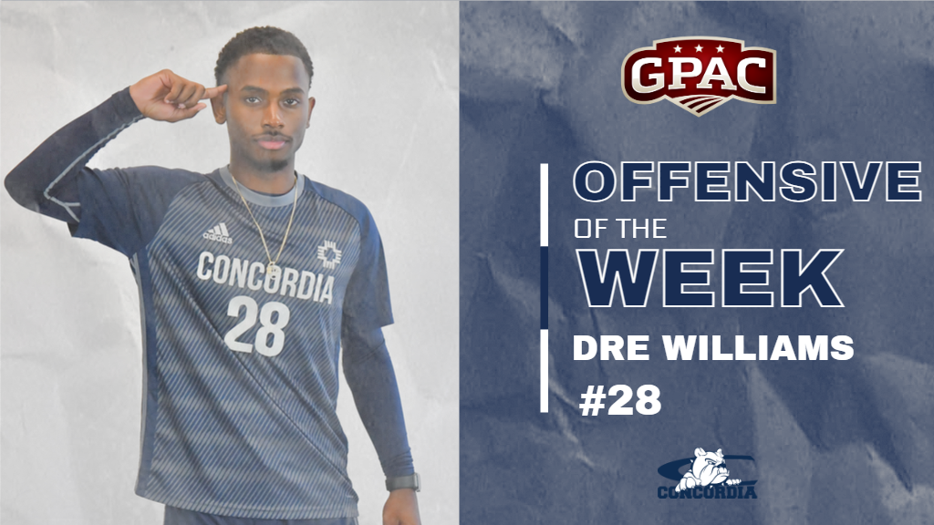 Williams scores GPAC Offensive Player of the Week :: Men's Soccer ...