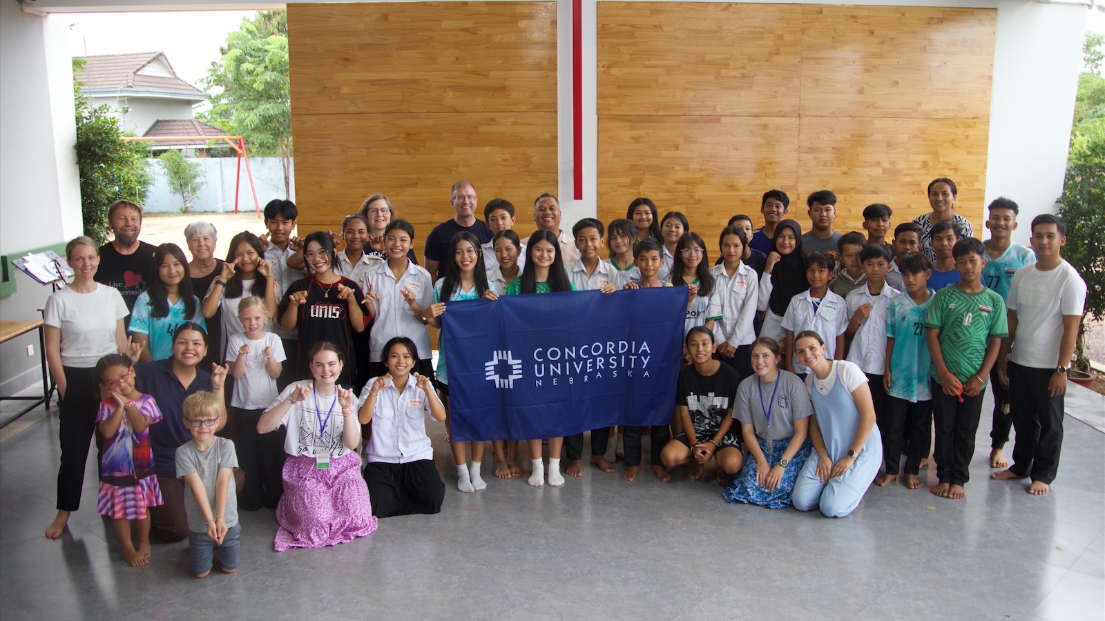 Concordia students visit local schools in Cambodia and observe and help ...