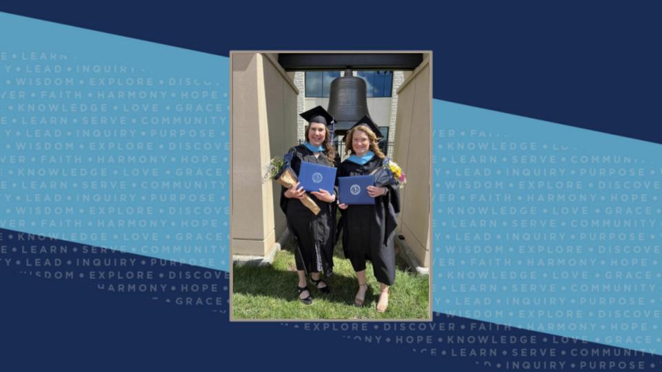 Mother/daughter duo Lisa and Rachel Larson earned master of education ...